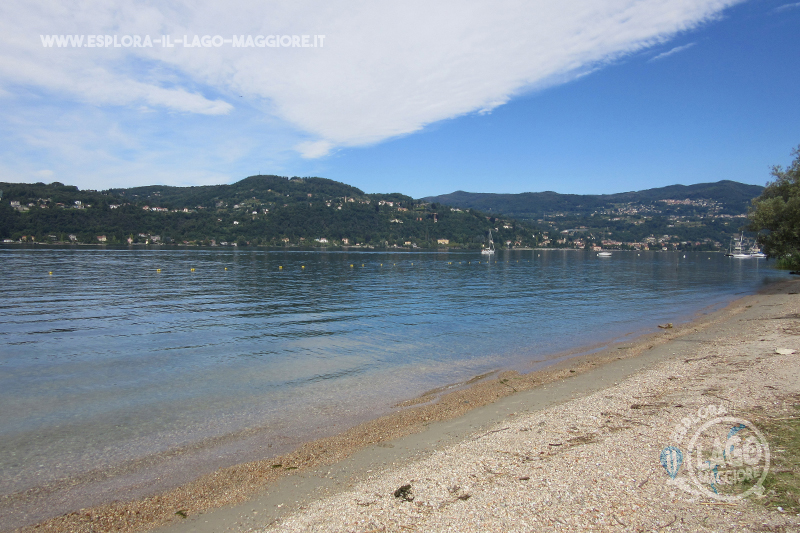 Spiaggia Lido La Noce ad Angera sul Lago Maggiore | Esplora il Lago ...