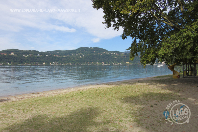 Spiaggia Lido La Noce ad Angera sul Lago Maggiore | Esplora il Lago ...