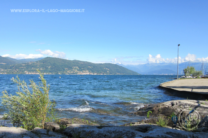 Lido Euratom beach at Ispra on Lake Maggiore