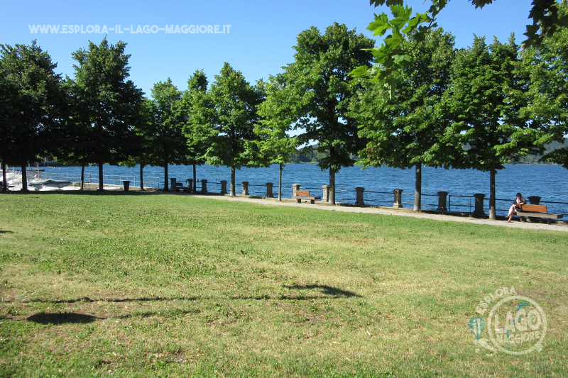 Lido Euratom beach at Ispra on Lake Maggiore